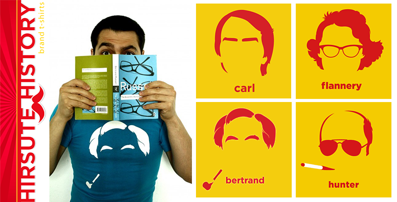 Hirsute History brand t-shirts: History told through the hair of the ...