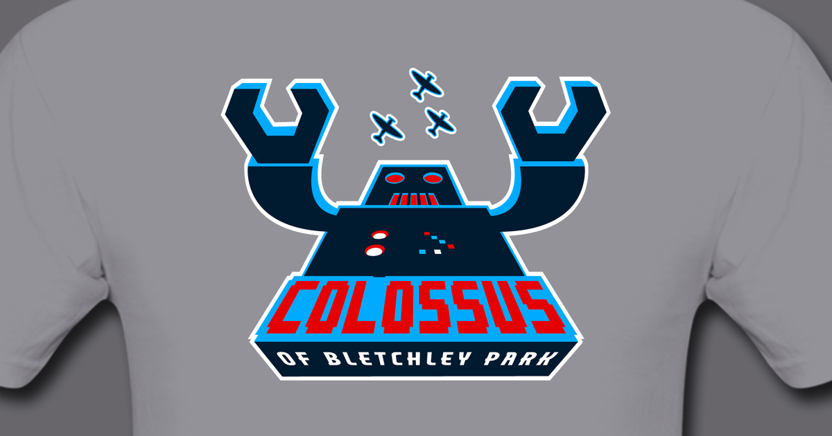 The Colossus of Bletchley Park t-shirt from The History League