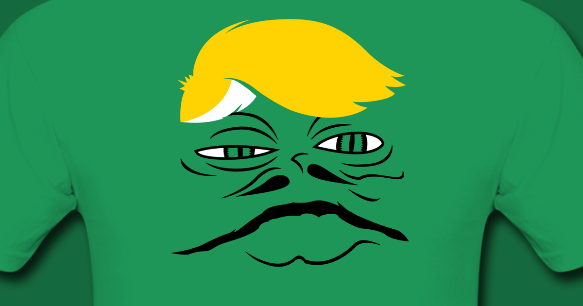 Jabba The Trump t-shirt from Amorphia Apparel