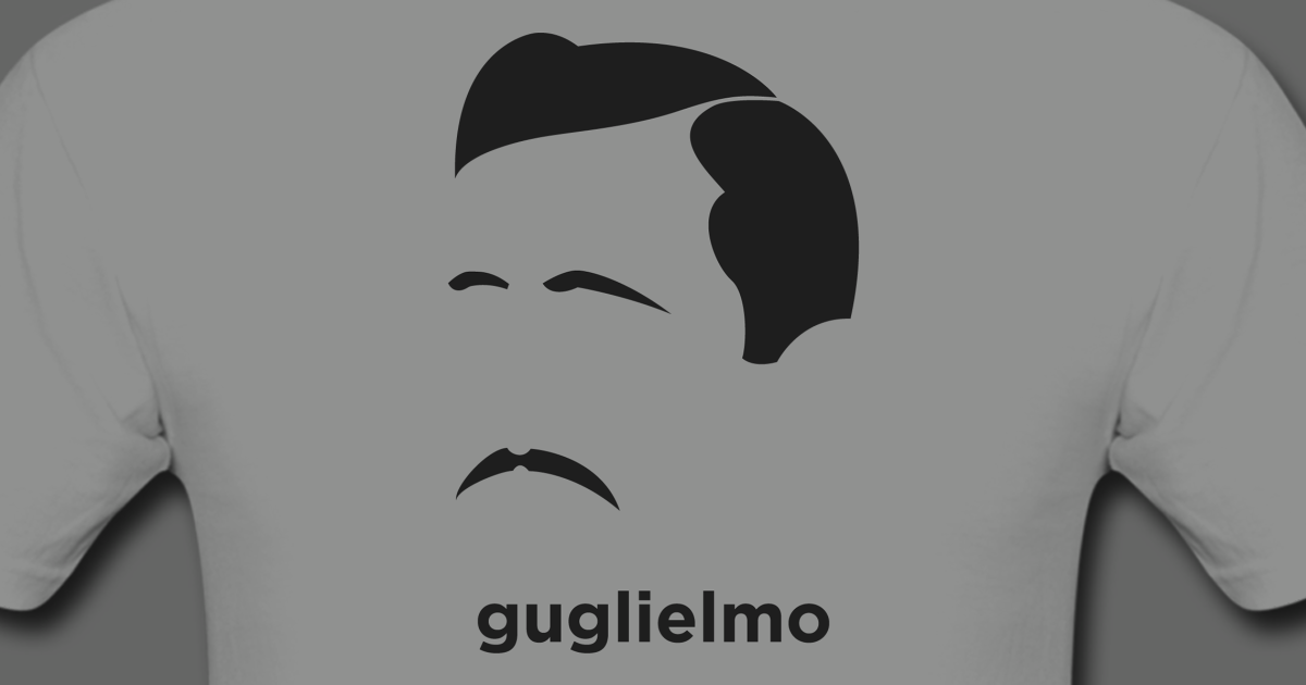 Guglielmo Marconi t-shirt from Hirsute History